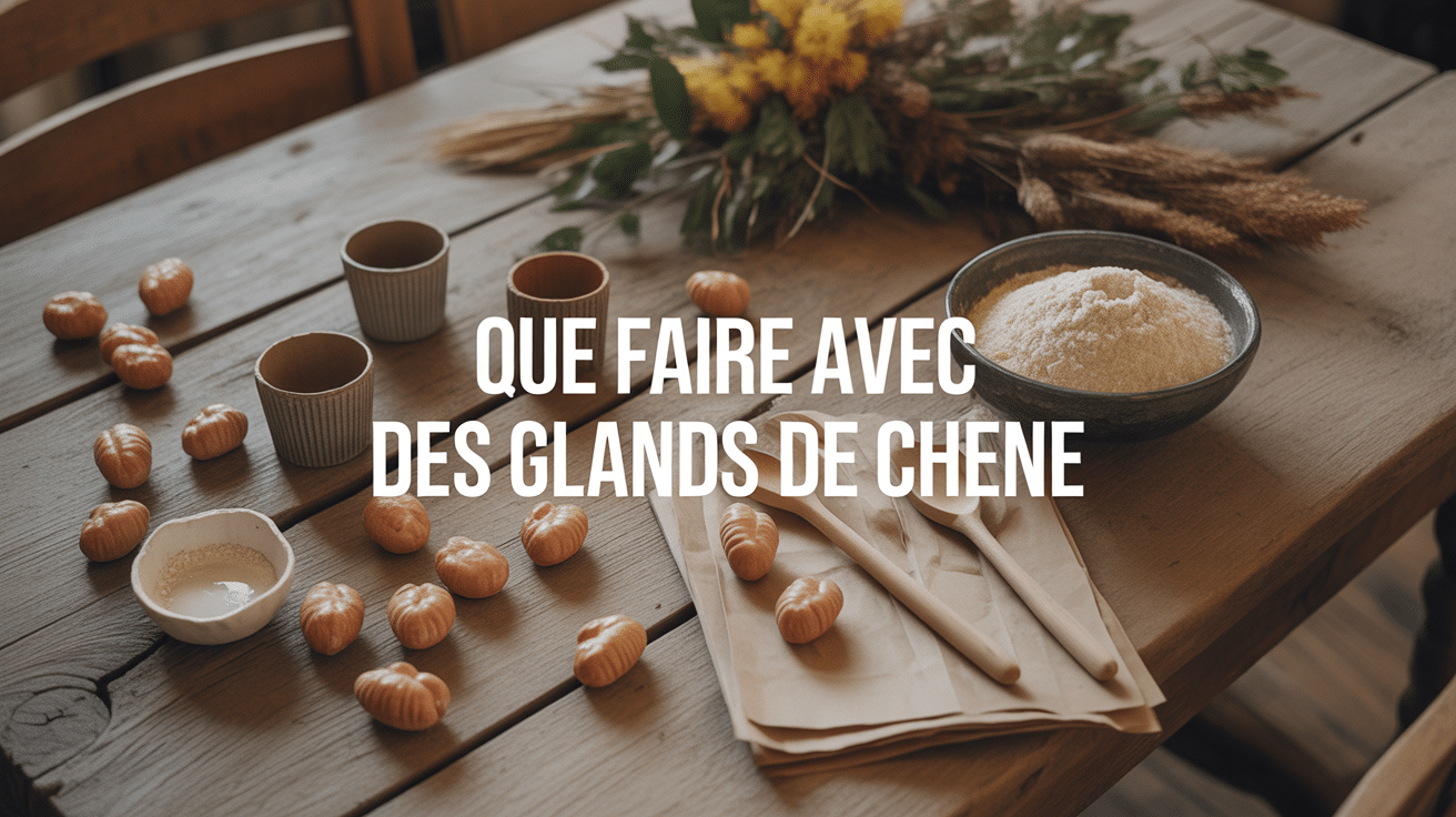 Glands de Chêne : Utilisations Créatives et Culinaires